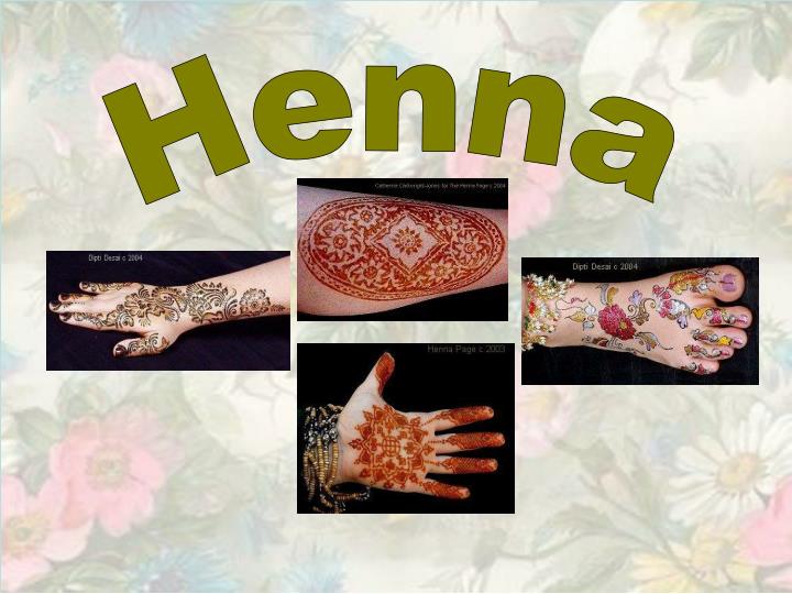 PPT - Henna PowerPoint Presentation, free download - ID:3537036
