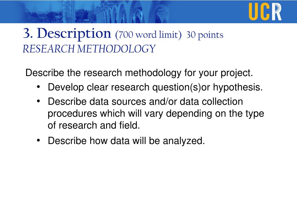PPT - Chancellors Research Fellowship for Undergraduate Students ...