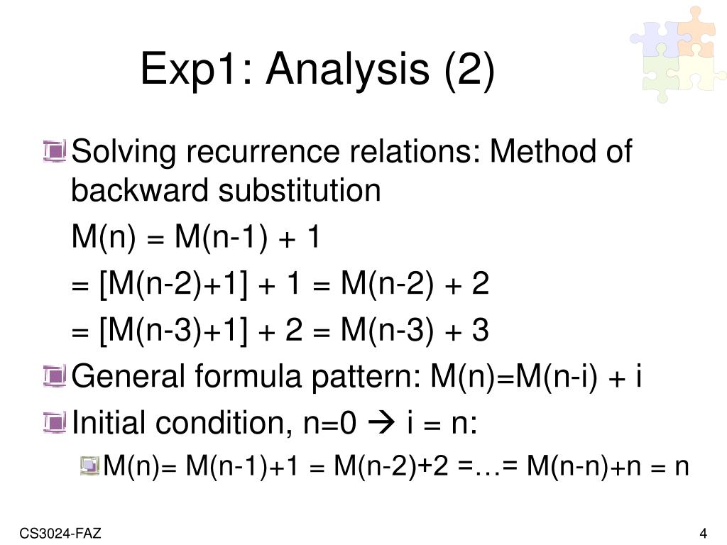 PPT Mathematical Analysis Of Recursive Algorithms PowerPoint