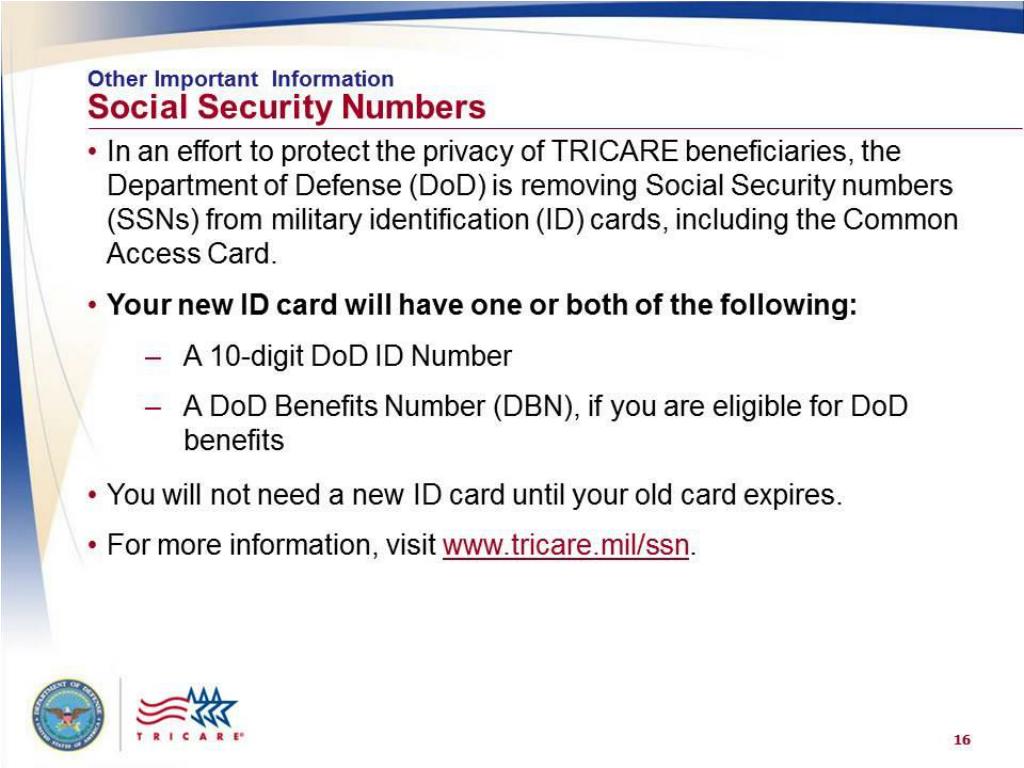 PPT - TRICARE Your Military Health Plan TRICARE Dental Options ...