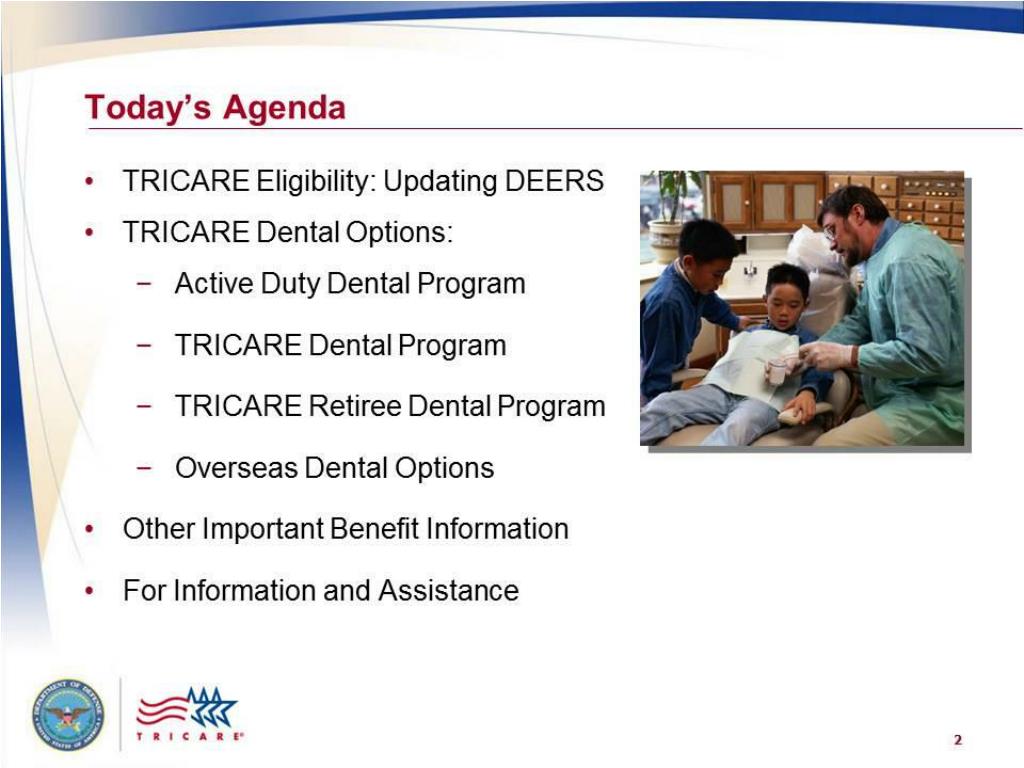 PPT - TRICARE Your Military Health Plan TRICARE Dental Options ...