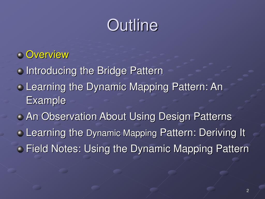 Ppt Da Yeh University Csie Pattern Oriented Design The Dynamic Mapping Design Pattern