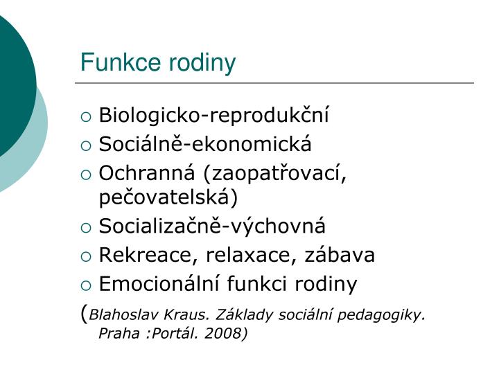 PPT - Rodina PowerPoint Presentation - ID:3538007