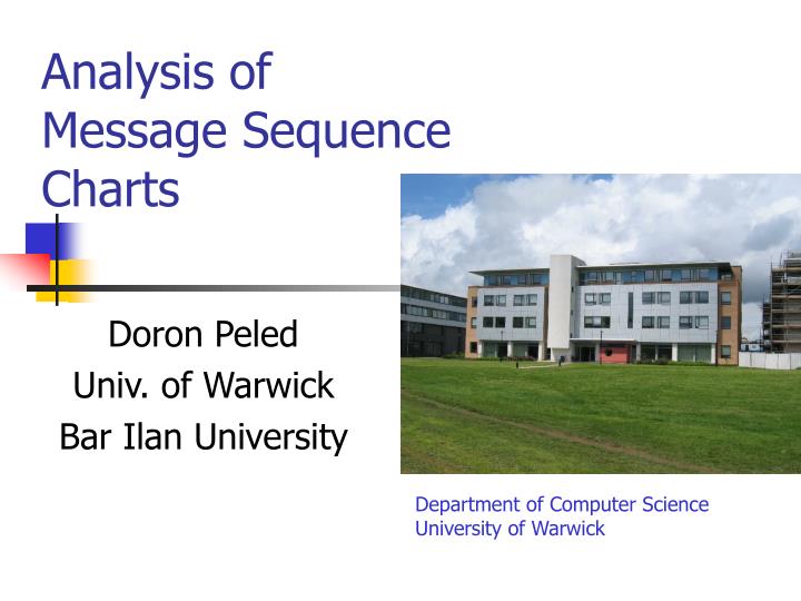 PPT - Analysis of Message Sequence Charts PowerPoint Presentation, free ...