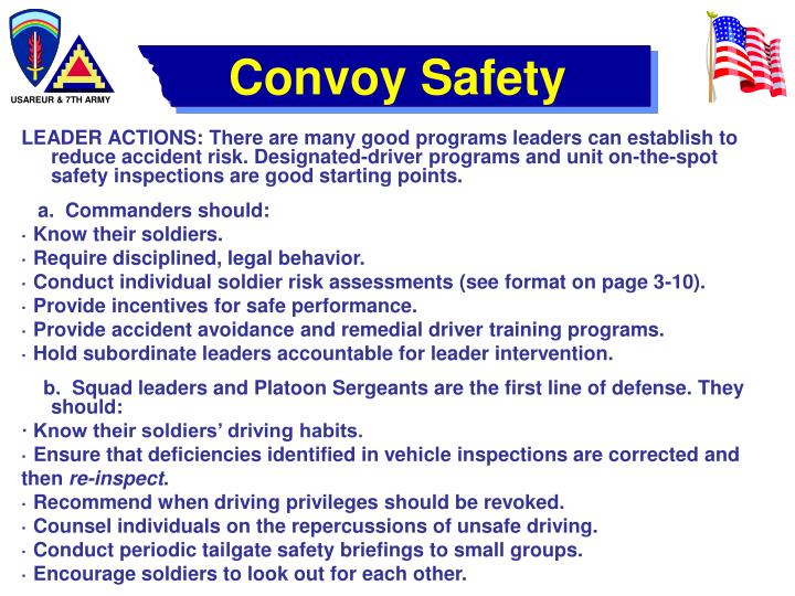 PPT - Convoy Safety PowerPoint Presentation - ID:3538282