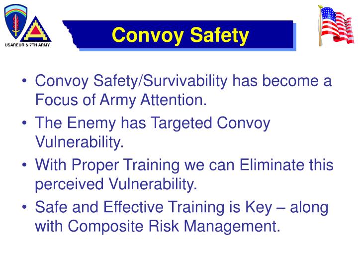 PPT - Convoy Safety PowerPoint Presentation - ID:3538282