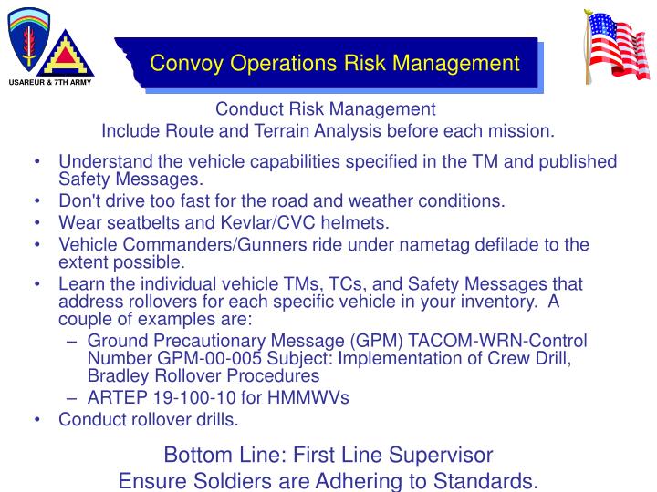 PPT - Convoy Safety PowerPoint Presentation - ID:3538282