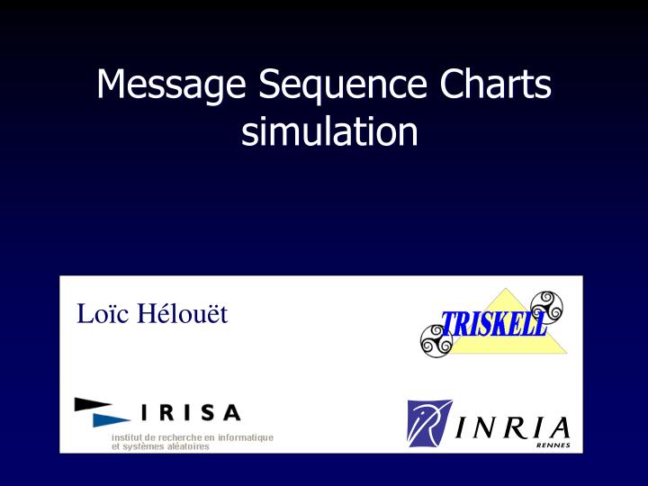 PPT - Message Sequence Charts simulation PowerPoint Presentation, free download - ID:3538306
