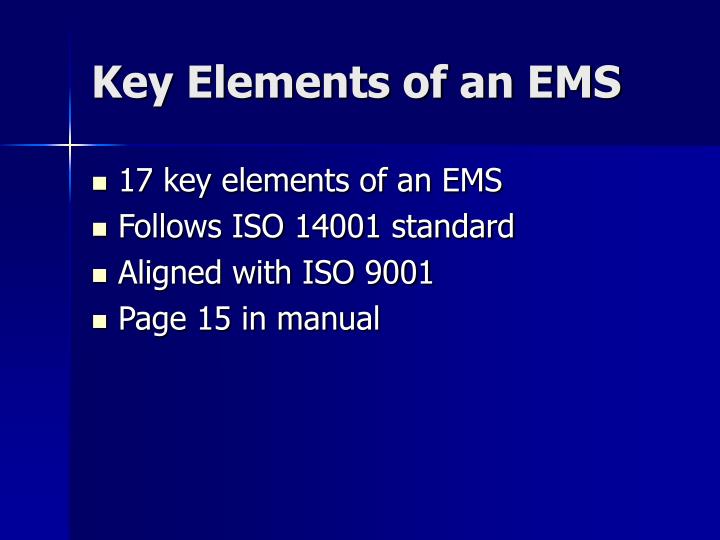 PPT - Key Elements of an EMS PowerPoint Presentation, free download ...