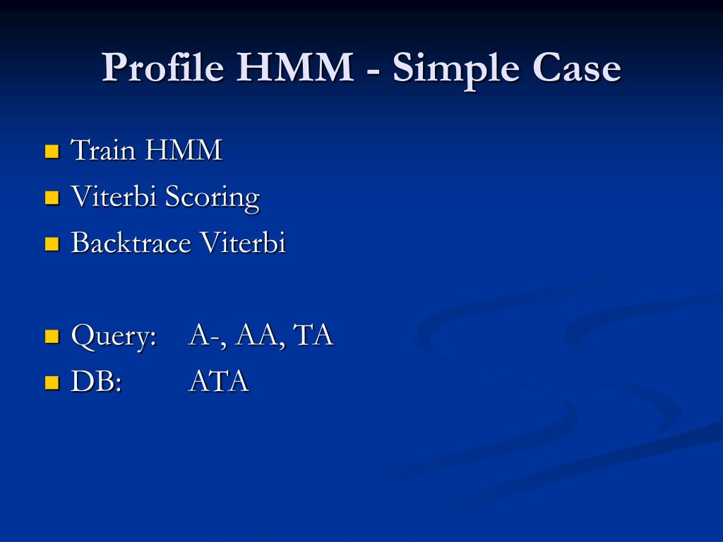 PPT - Sequencing and Security Techniques with Profile HMM PowerPoint ...