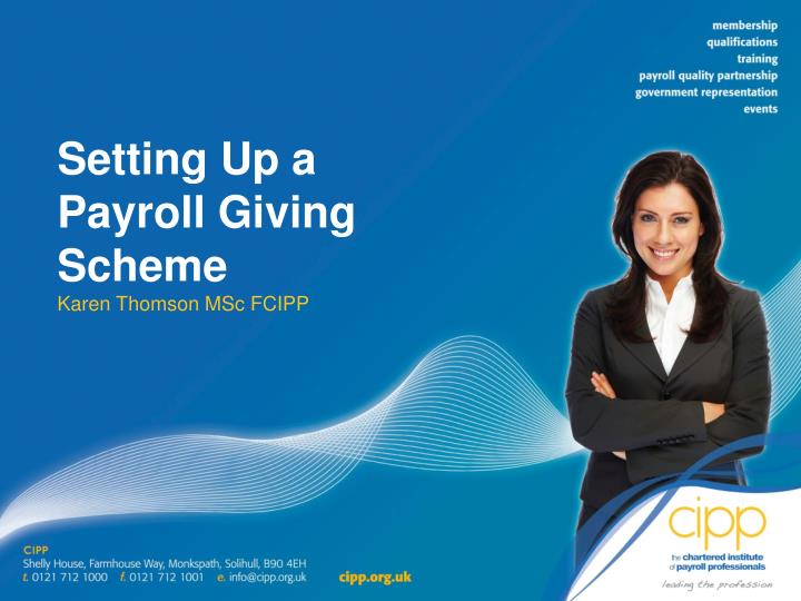 PPT - Setting Up a Payroll Giving Scheme PowerPoint Presentation, free ...
