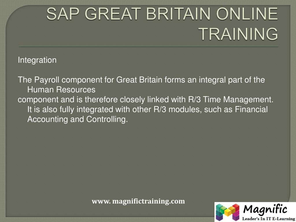 Ppt Sap Great Britain Payroll Online Training In India Powerpoint