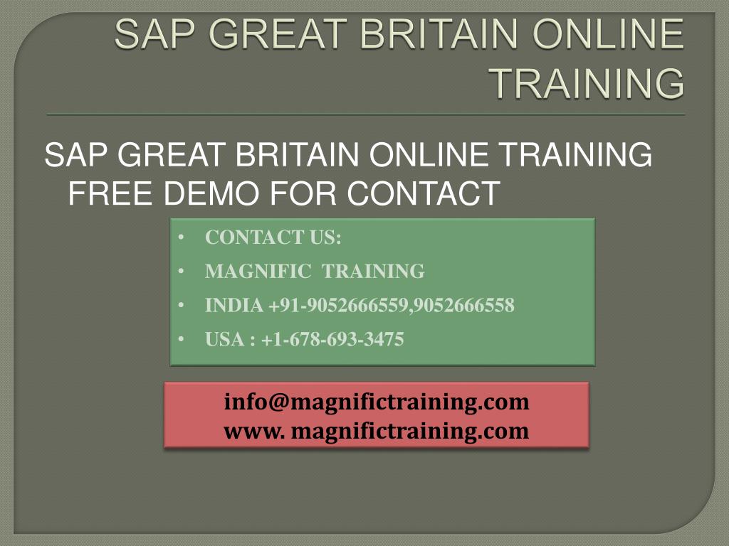 Ppt Sap Great Britain Payroll Online Training In India Powerpoint
