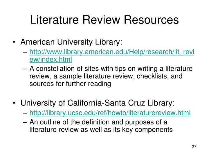 PPT - What is a Literature Review? (and How Do I Write One ...