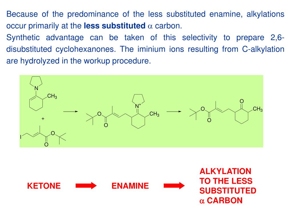 PPT - 1.8. ALKYLATION OF ALDEHYDES, ESTERS, AMIDES, AND NITRILES ...