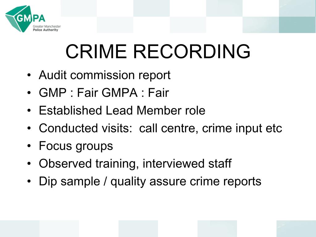 PPT - GREATER MANCHESTER POLICE AUTHORITY PowerPoint Presentation, free ...