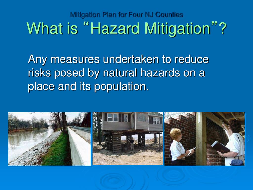 PPT - Mitigation Plan for Four New Jersey Counties County Planning Team ...