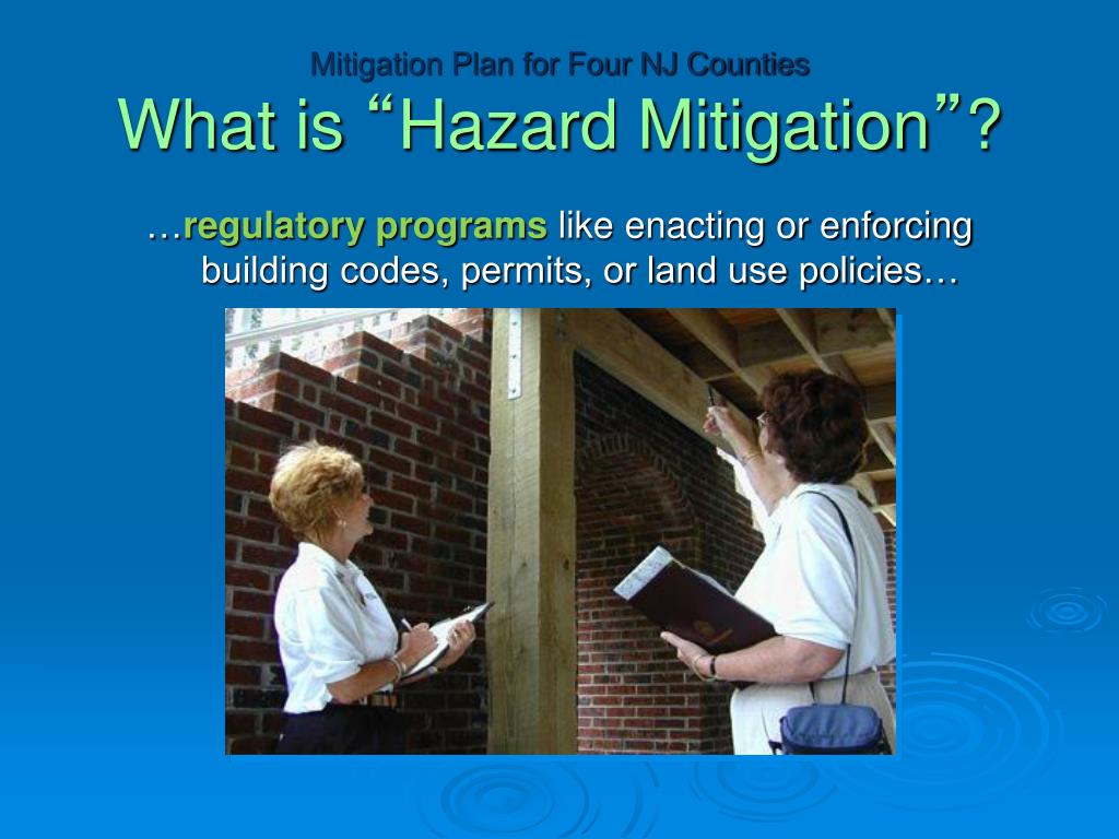 PPT - Mitigation Plan for Four New Jersey Counties County Planning Team ...