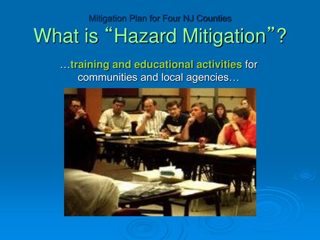 PPT - Mitigation Plan for Four New Jersey Counties County Planning Team ...