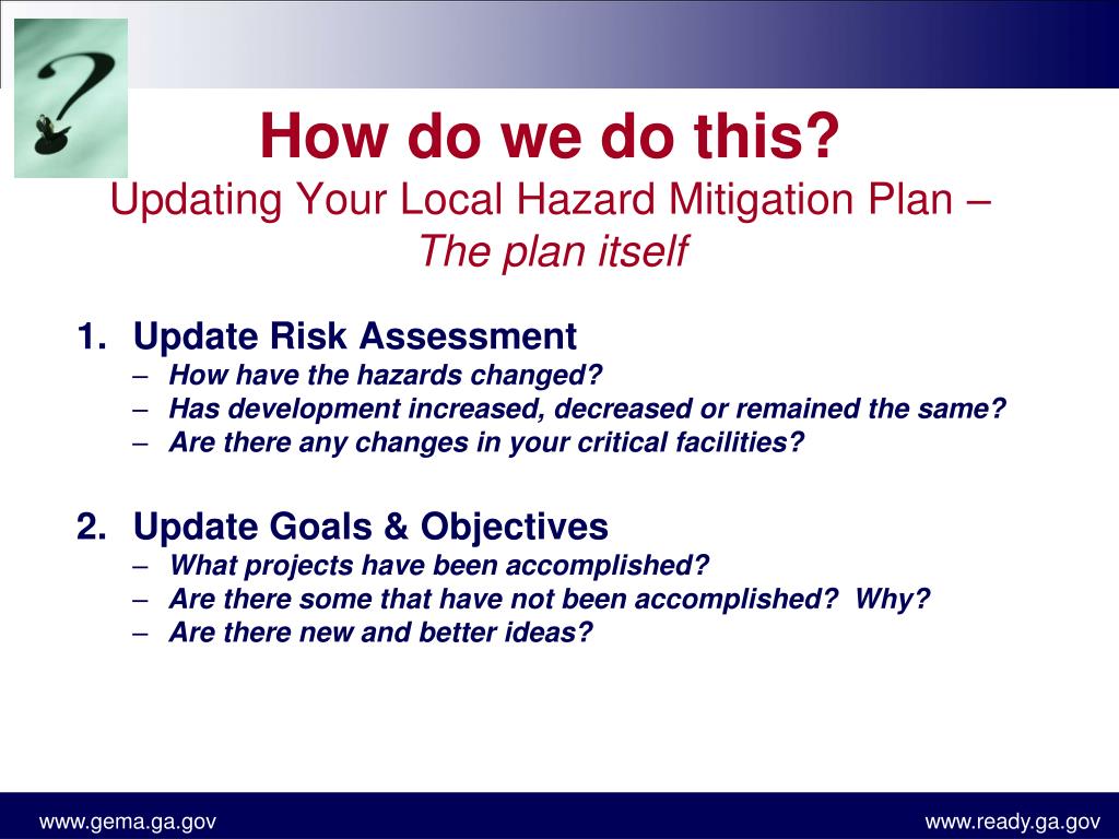 PPT - Oconee County Hazard Mitigation Plan Update Kickoff Meeting ...