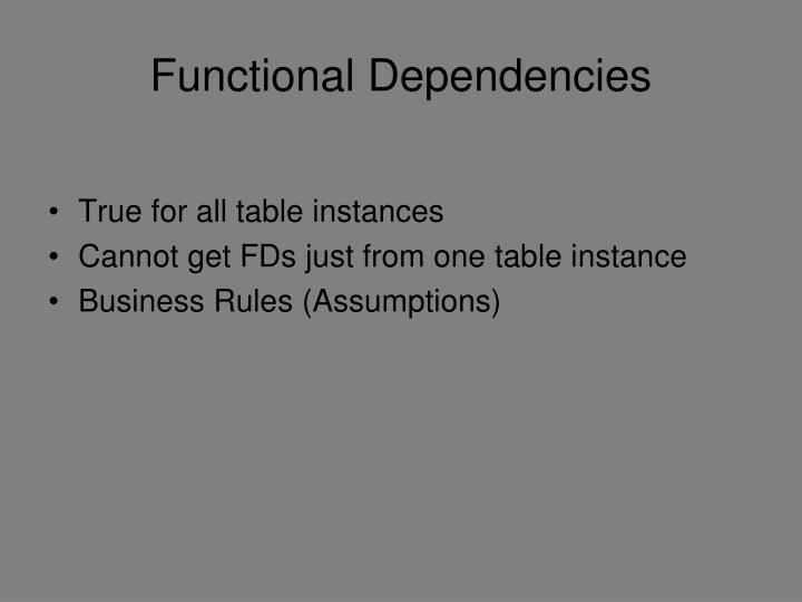 PPT - Functional Dependencies PowerPoint Presentation, free download - ID:3541621