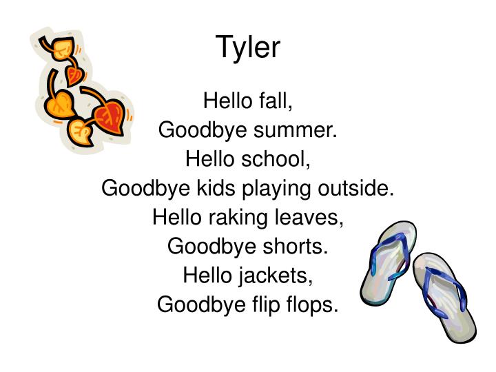 PPT - Autumn Poems Hello Goodbye PowerPoint Presentation - ID:3541661