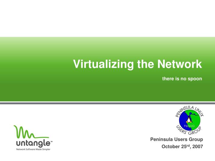 PPT - Virtualizing the Network PowerPoint Presentation, free download ...
