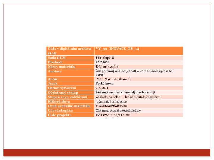 PPT - DÝCHACÍ SYSTÉM PowerPoint Presentation, free download - ID:3541978