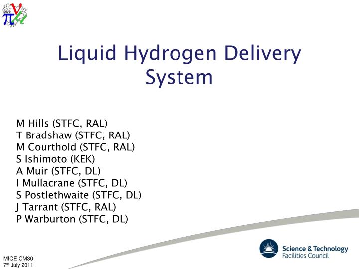 PPT - Liquid Hydrogen Delivery System PowerPoint Presentation, free ...