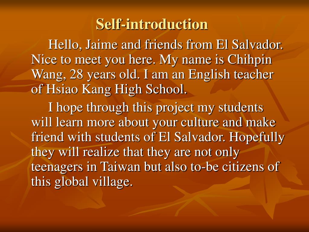 PPT - IEARN TAIWAN Cultural Exchange with El Salvador PowerPoint Presentation - ID:3543837