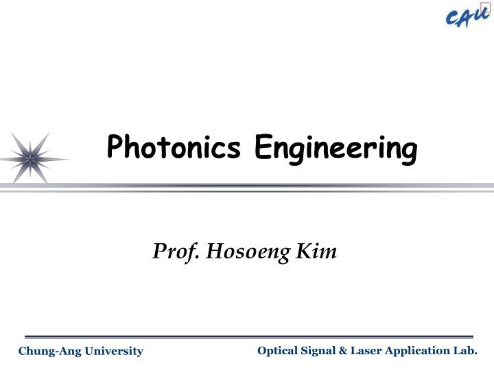 PPT - Photonics Engineering PowerPoint Presentation, free download - ID ...