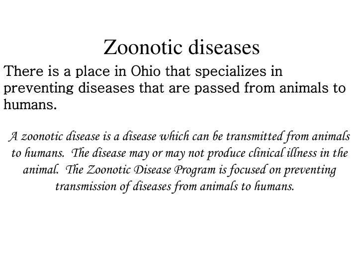 PPT - Zoonotic diseases PowerPoint Presentation, free download - ID:3544215
