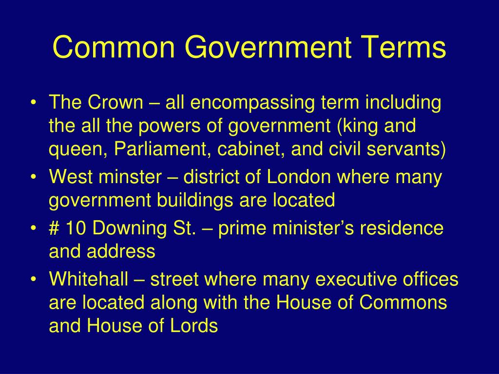 PPT - Government of the United Kingdom PowerPoint Presentation, free ...