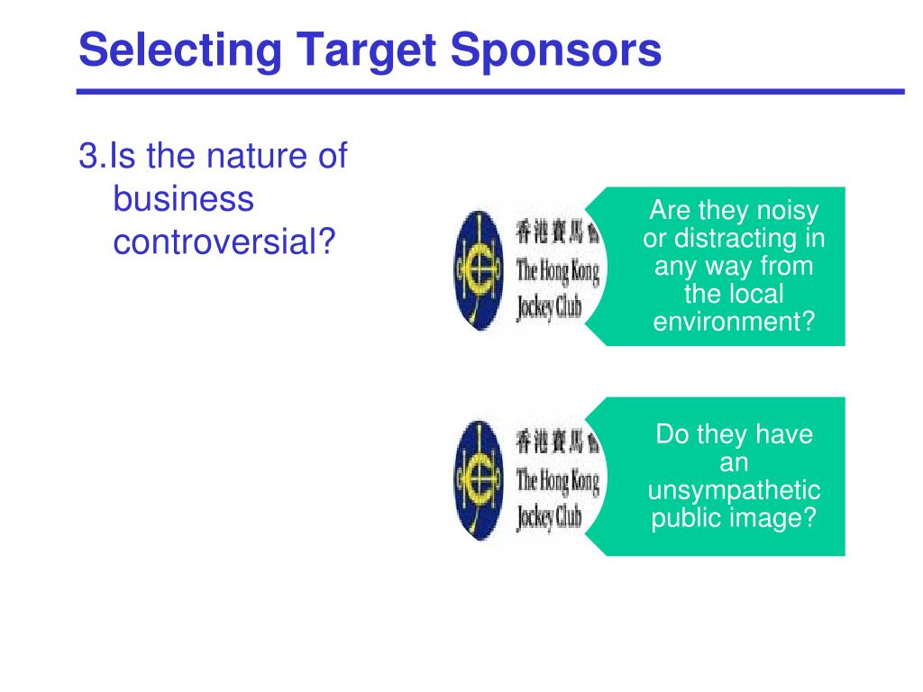 PPT - Sponsorship Management Lecture 4: - Researching from Sponsor’s ...
