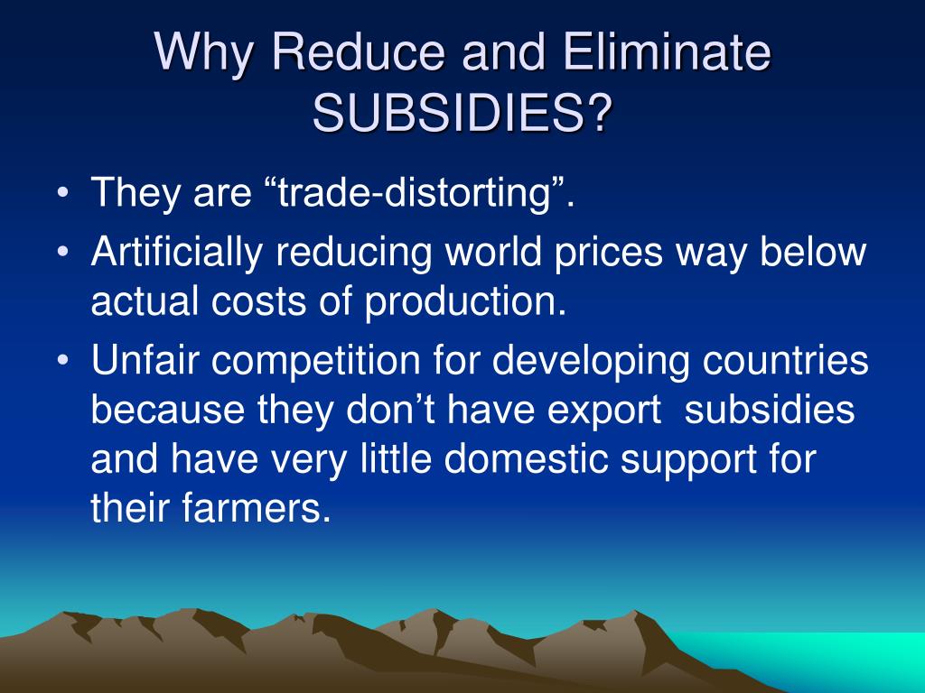 PPT - WTO Agreement on Agriculture: PowerPoint Presentation, free ...