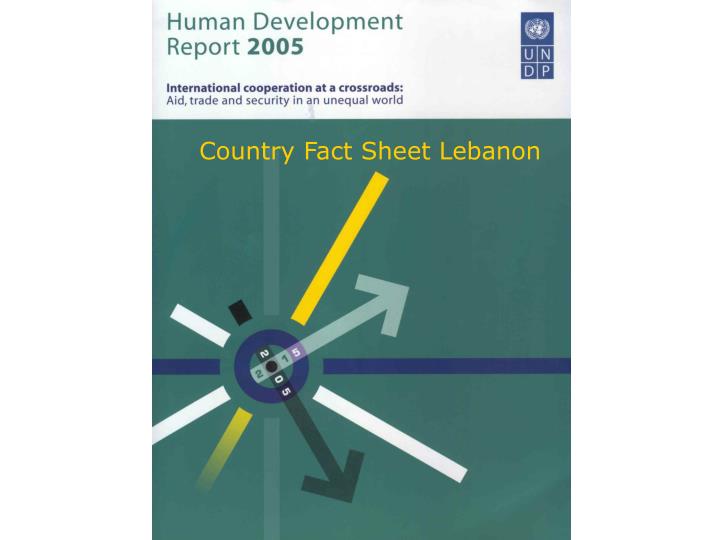 PPT - Country Fact Sheet Lebanon PowerPoint Presentation, free download ...
