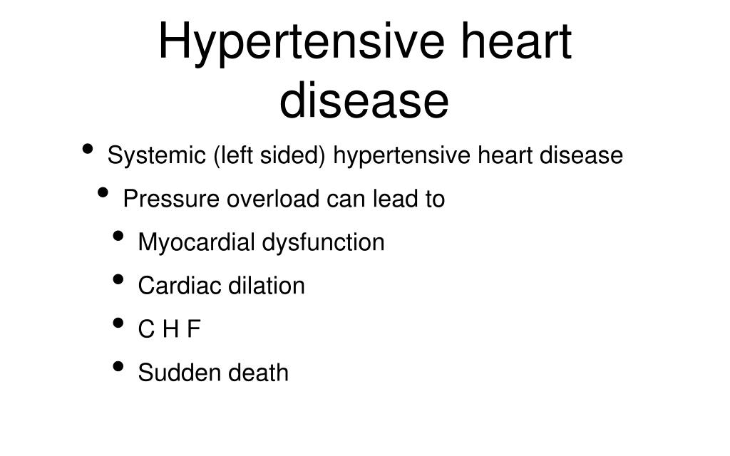 PPT - Hypertensive Vascular Disease Hypertensive Heart Disease ...