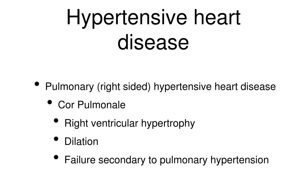 PPT - Hypertensive Vascular Disease Hypertensive Heart Disease ...