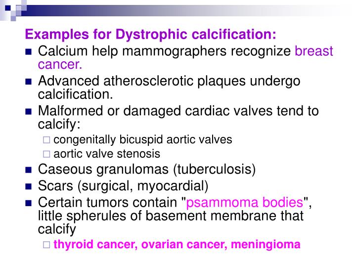 PPT - Pathologic Calcification PowerPoint Presentation - ID:3545884