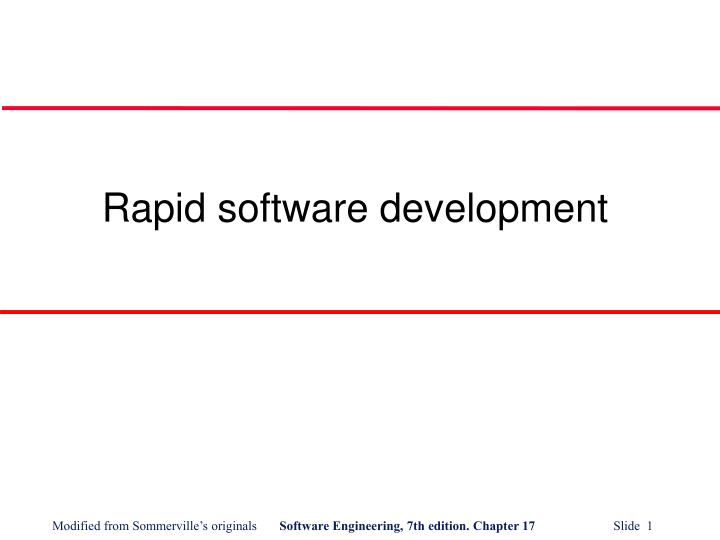 PPT - Rapid software development PowerPoint Presentation, free download ...