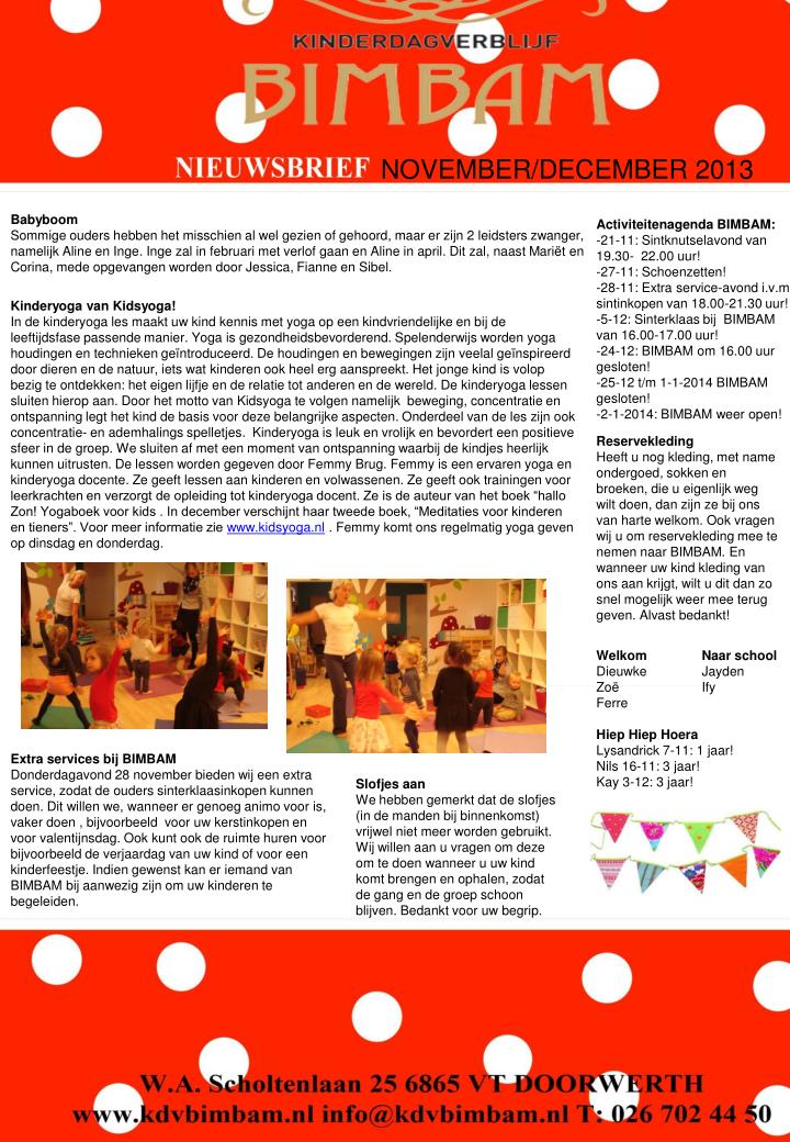 PPT - NOVEMBER/DECEMBER 2013 PowerPoint Presentation, free download ...