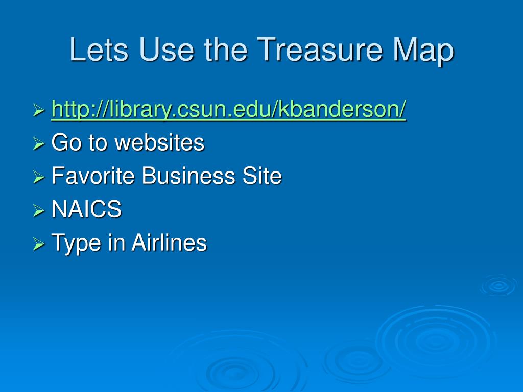 PPT - Library Treasure Hunt Or How to Research Your Industry and ...