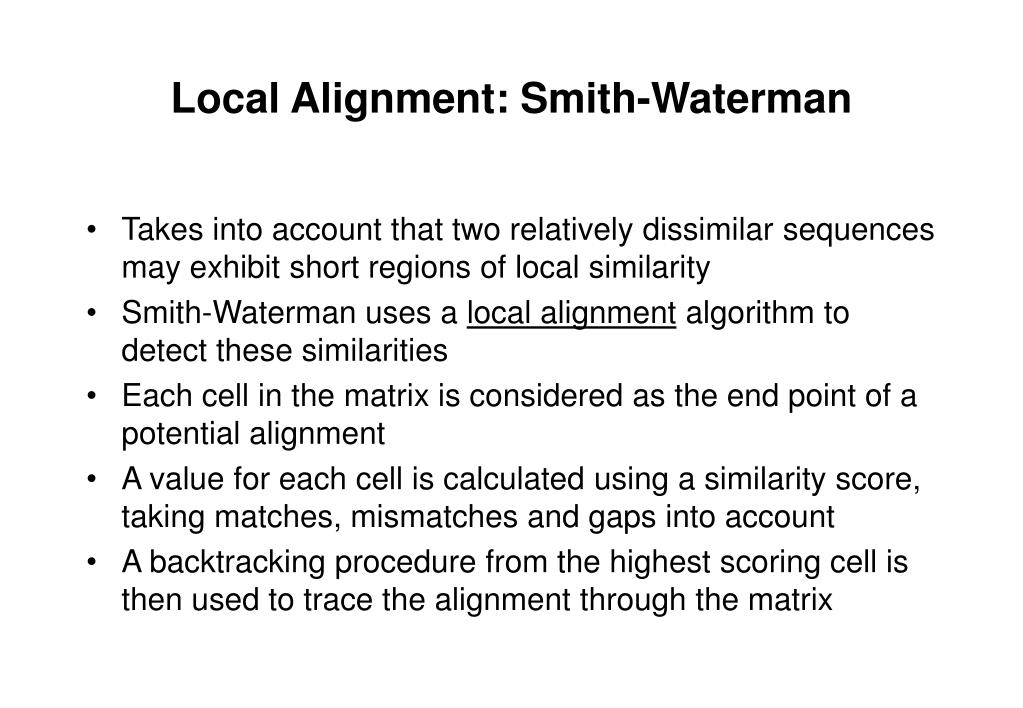 PPT - Bioinformatics Part 3: Pairwise Alignments and Database Searches ... PPT - Bioinformatics Part 3: Pairwise Alignments and Database Searches ...