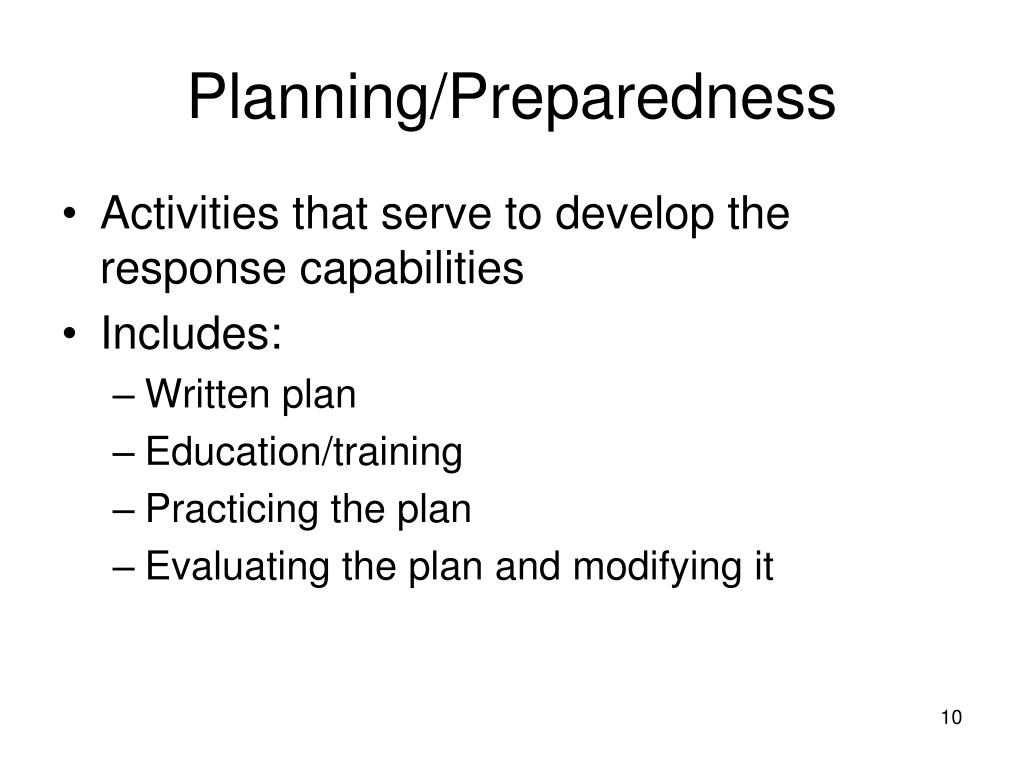 PPT - Leadership and Staff Presentation on Emergency Preparedness ...