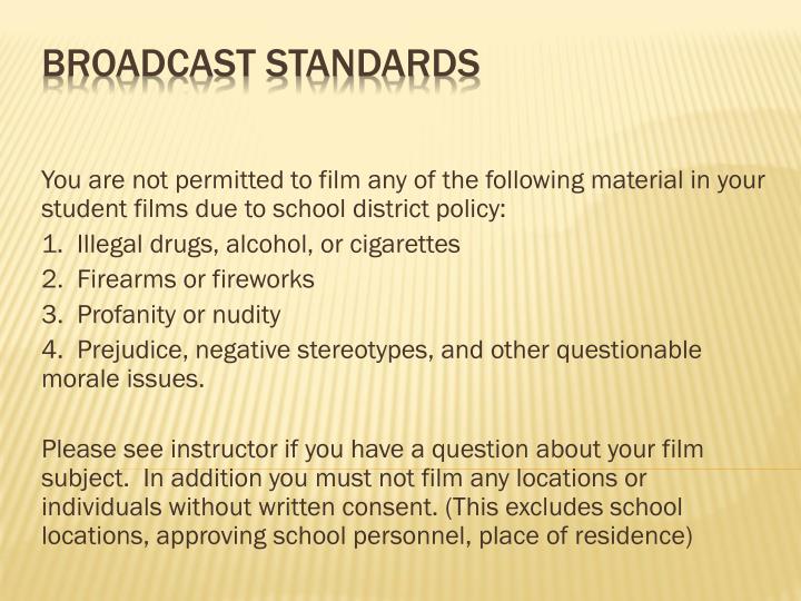 PPT - Broadcast standards PowerPoint Presentation, free download - ID ...