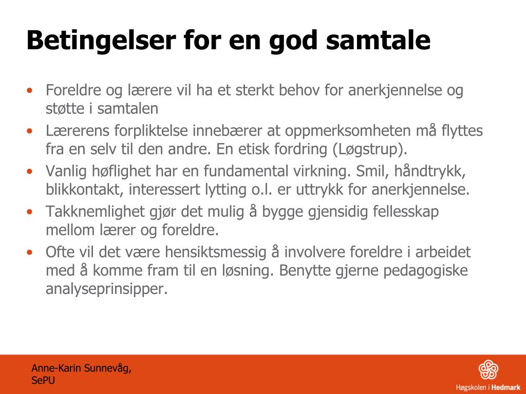 PPT - Betydningen av et godt skole – hjem samarbeid PowerPoint ...