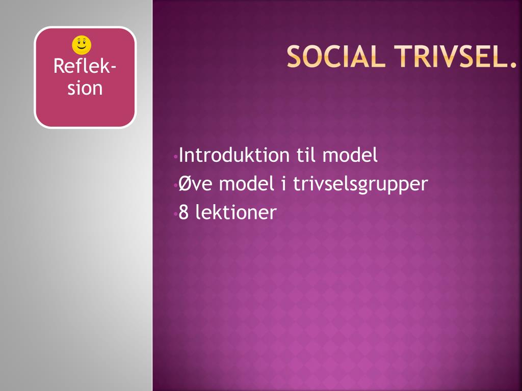 PPT - Sammenhængskraft som dynamo i klasserummet PowerPoint ...