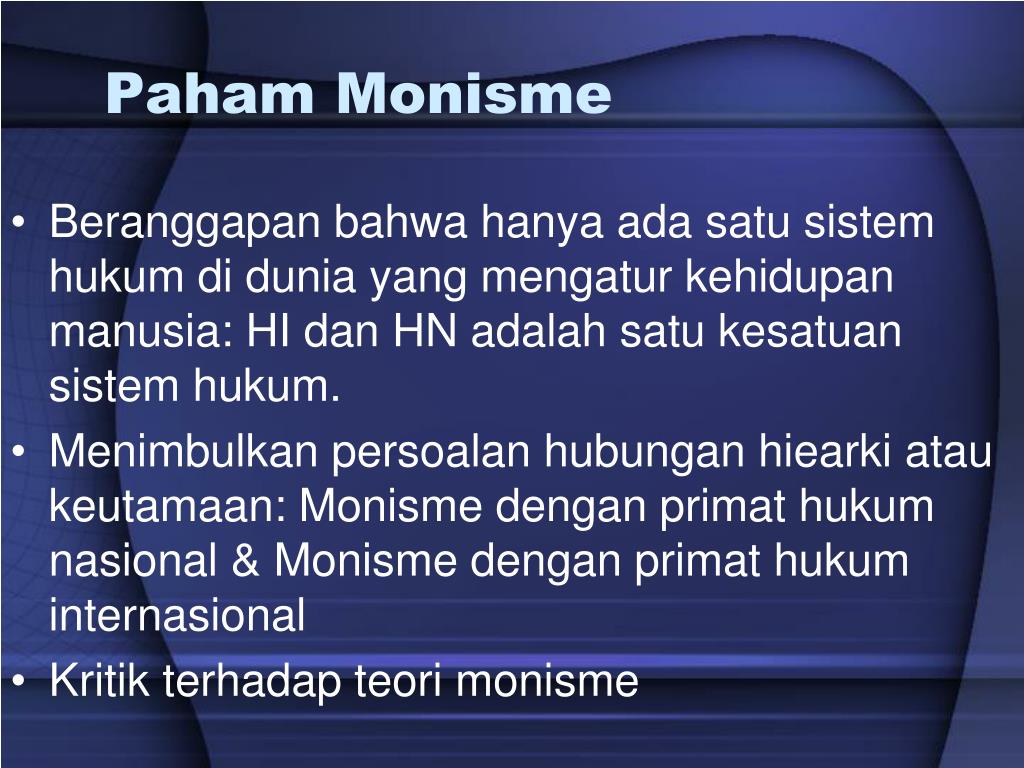 PPT - Hubungan Antara Hukum Internasional dan Hukum Nasional PowerPoint ...