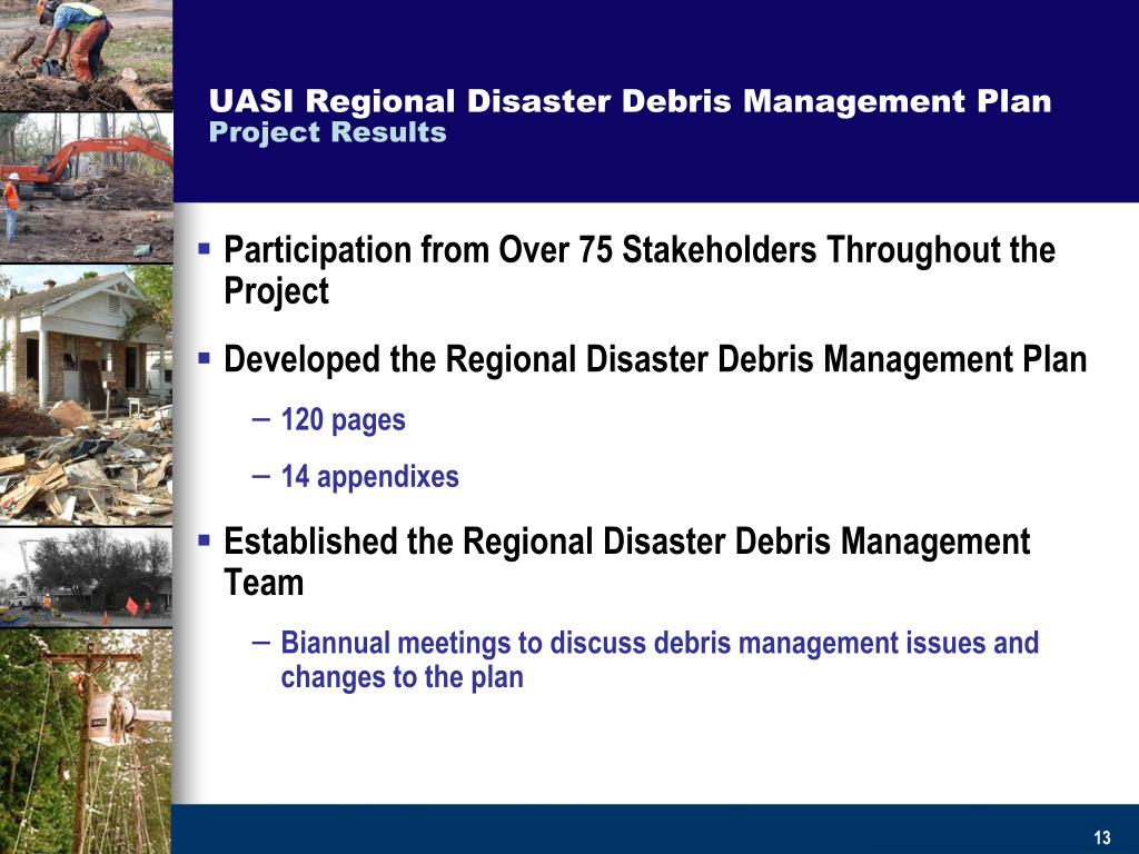 PPT - Creating Operational Debris Management Plans and Templates ... PPT - Creating Operational Debris Management Plans and Templates ...
