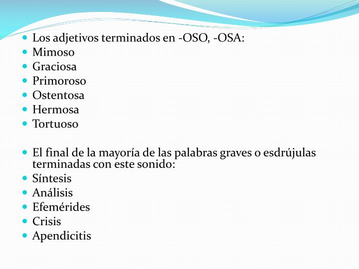 PPT - La Ortografía PowerPoint Presentation - ID:3549115
